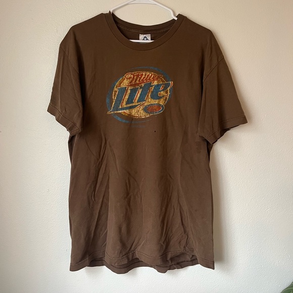 Shirts | Vintage Miller Lite Tee | Poshmark